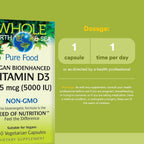 125 mcg vegetarian vitamin D3