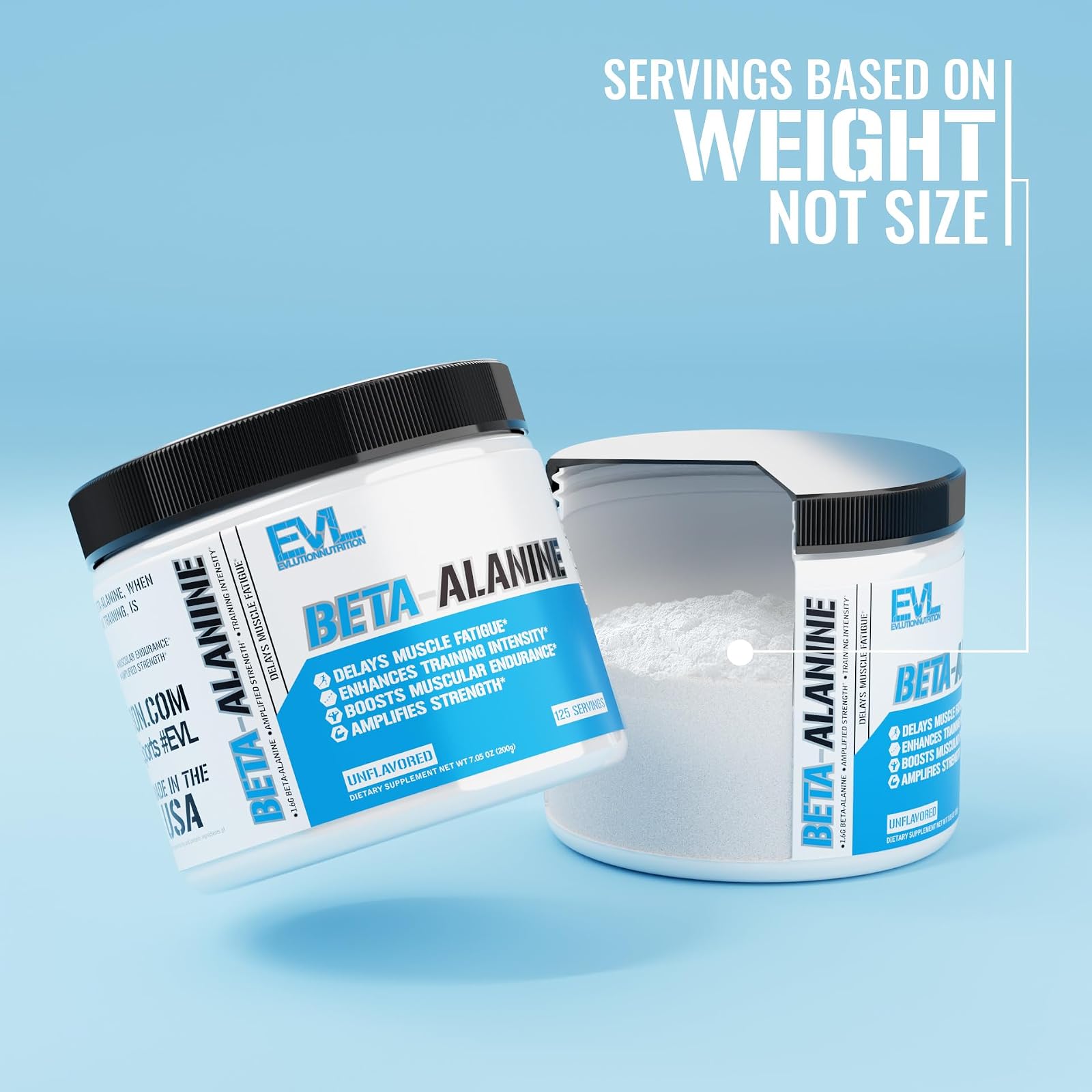 125 servings of EVL pre-workout energy