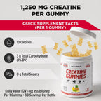 1250 mg creatine gummies for athletes