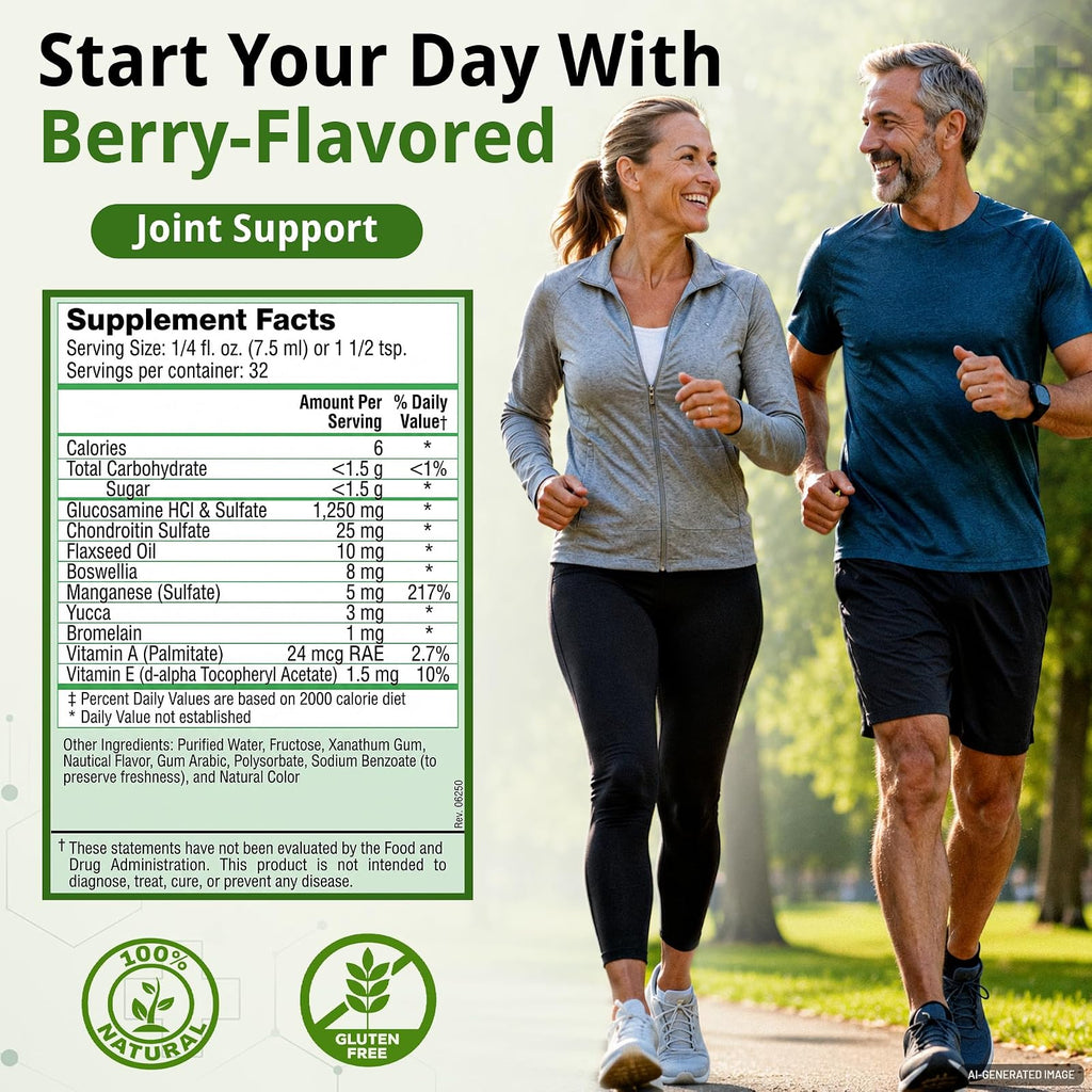 1250 mg glucosamine chondroitin dosage