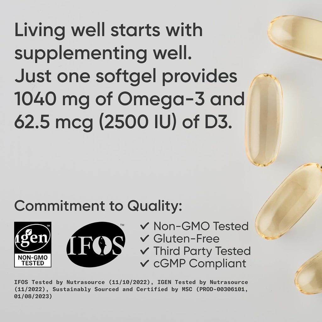 1250 mg omega-3 fish oil