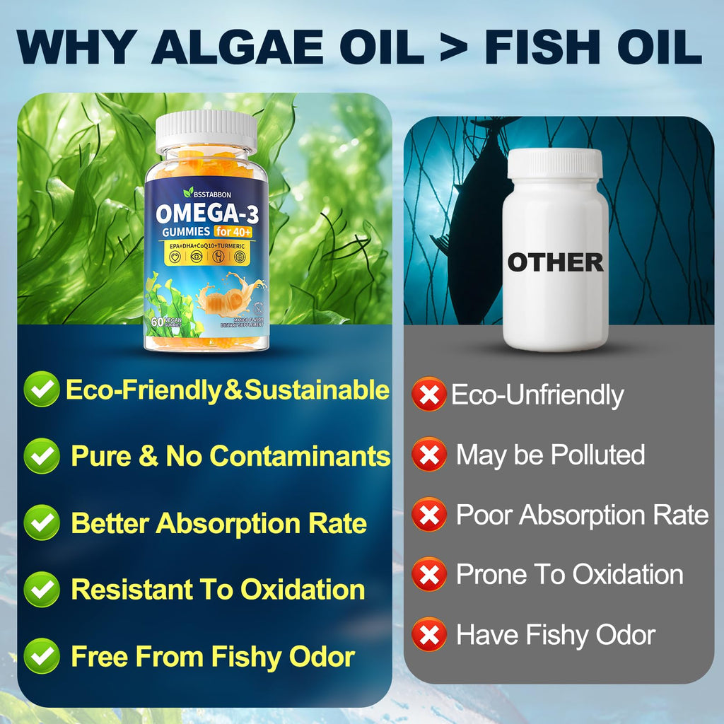 1280 mg algae omega for brain support
