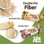 12g fiber bars with psyllium husk
