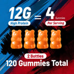 12g protein per serving in gummies