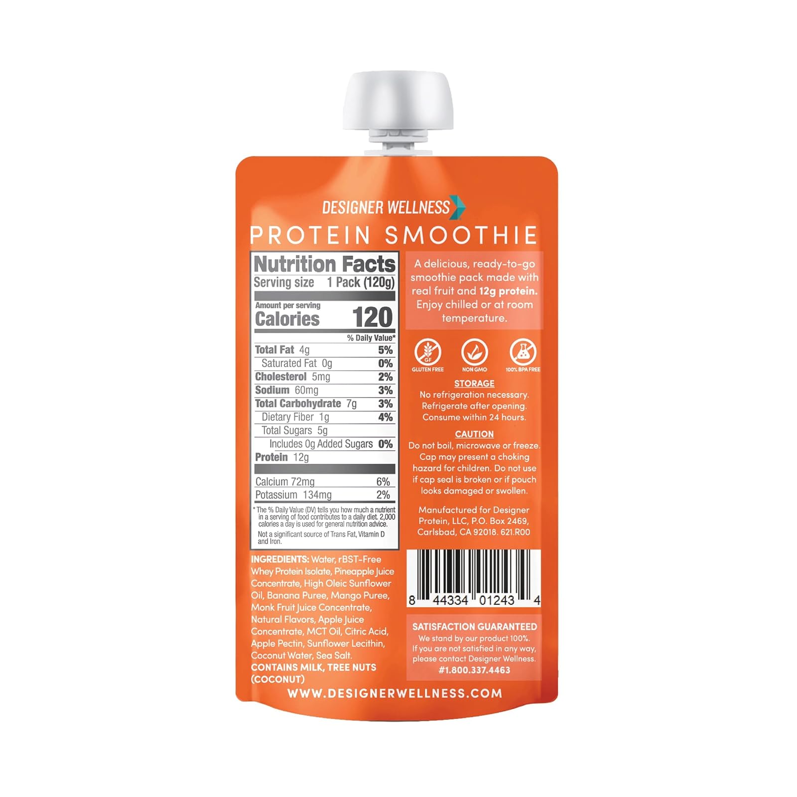 12g whey protein per serving