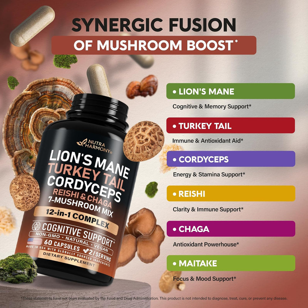 12in1 mushroom blend for wellness