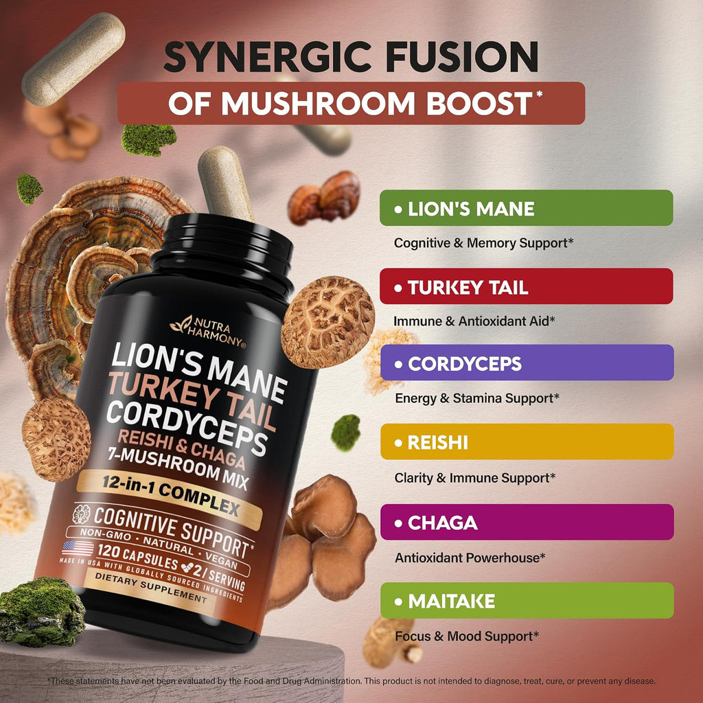 12in1 mushroom blend for wellness