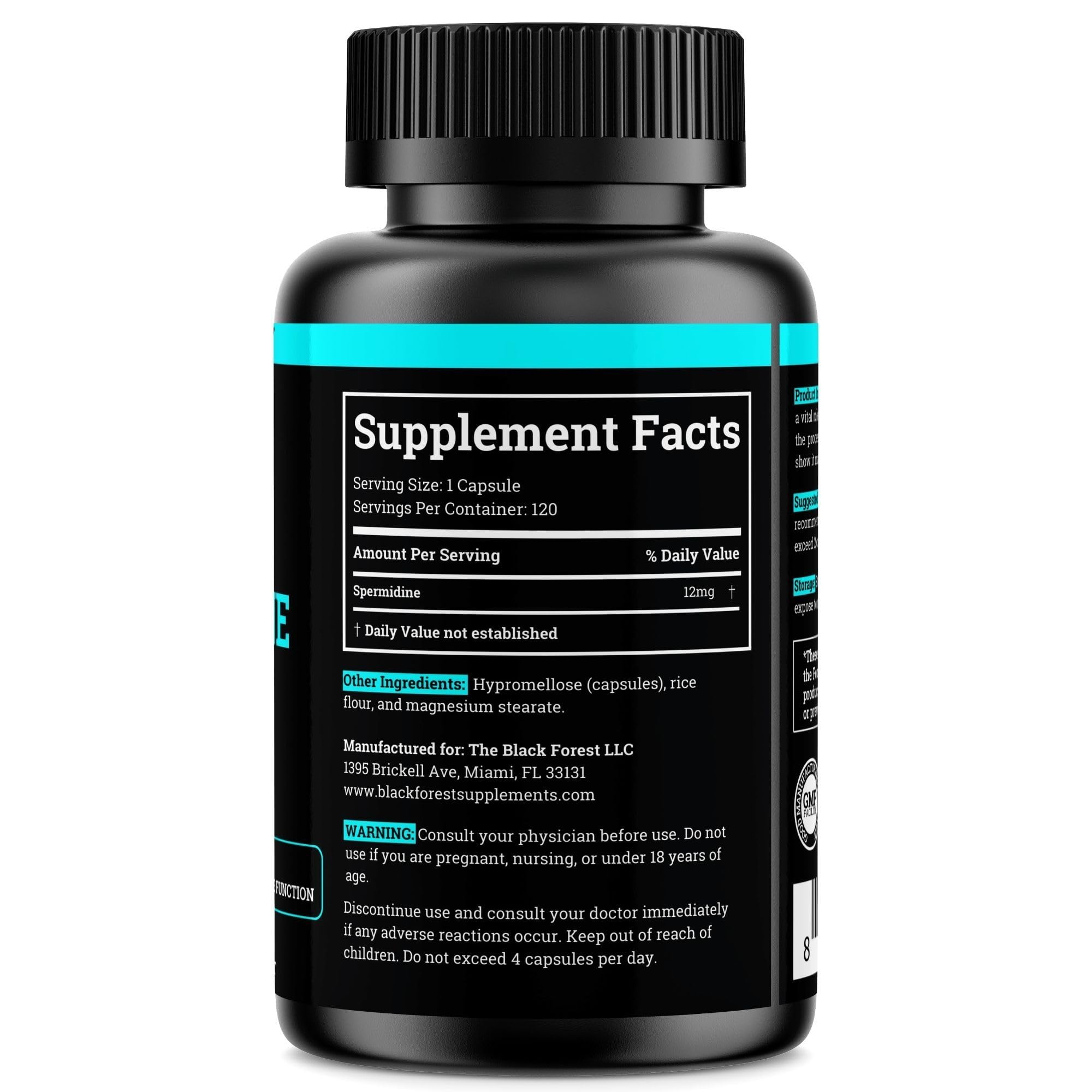 12mg spermidine per serving