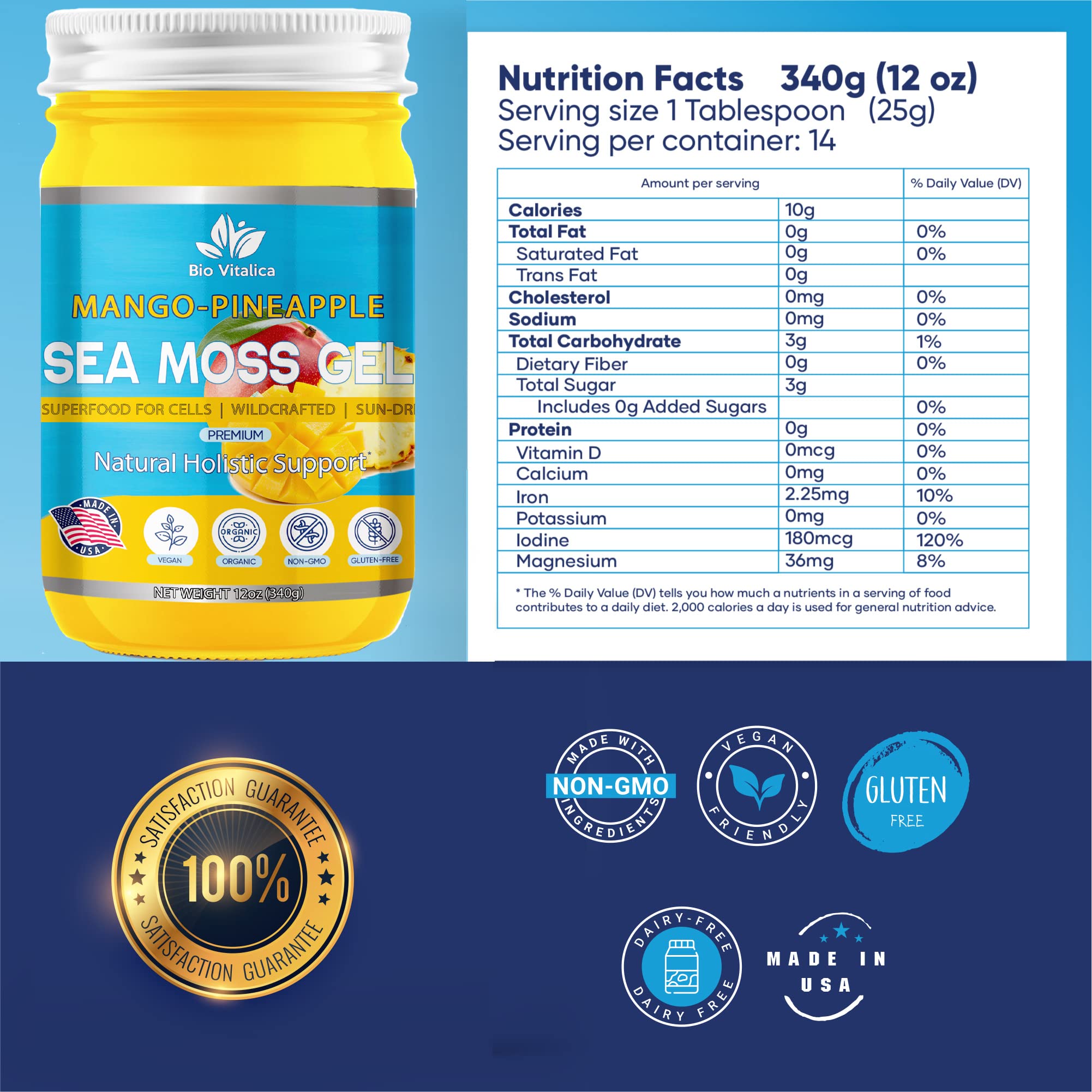 12oz sea moss gel container