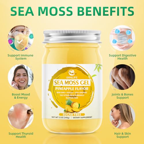 12oz sea moss gel container