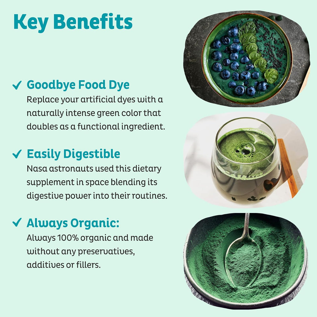 13.5 oz spirulina for smoothies