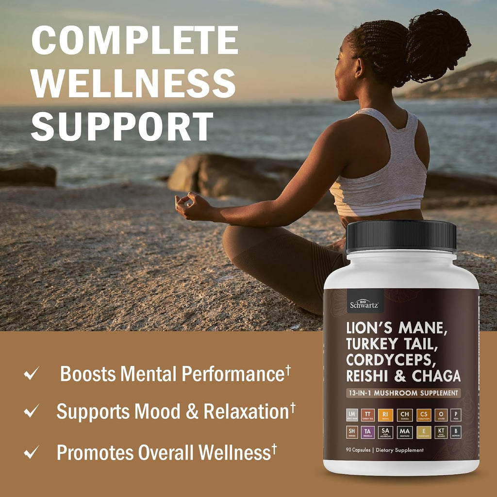 13-in-1 mushroom complex for wellness