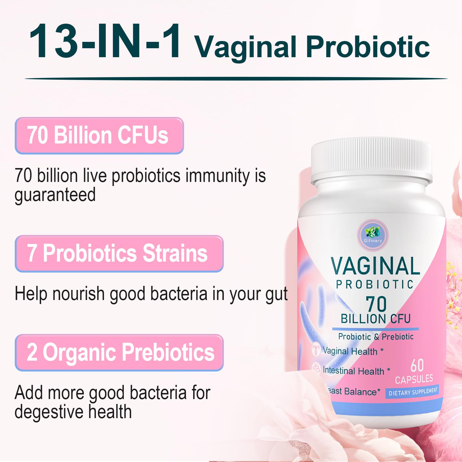 13 strains for optimal gut balance