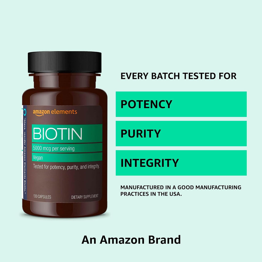 130 capsules of biotin goodness