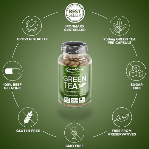 130 count green tea capsules