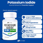 130 mg potassium iodide for thyroid support