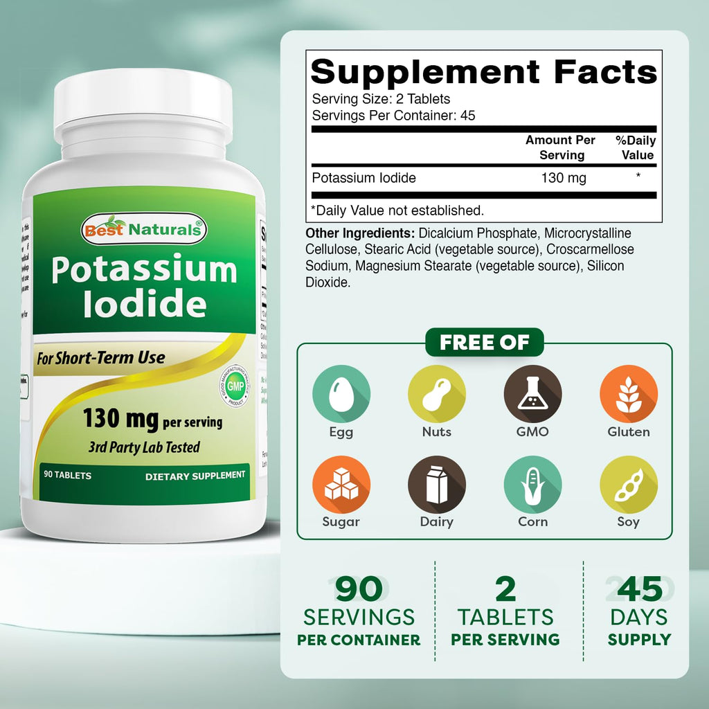 130 mg potassium iodide supplement