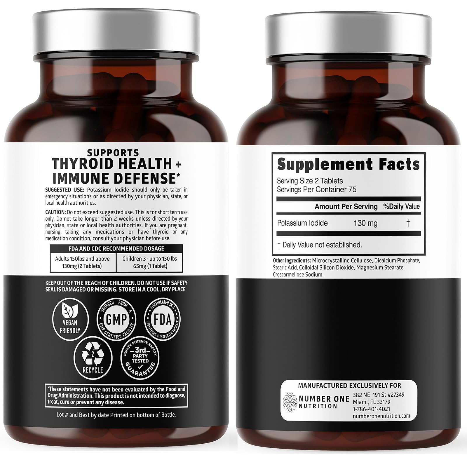 130 mg potassium iodide supplement