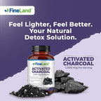 1300 mg activated charcoal digestive support