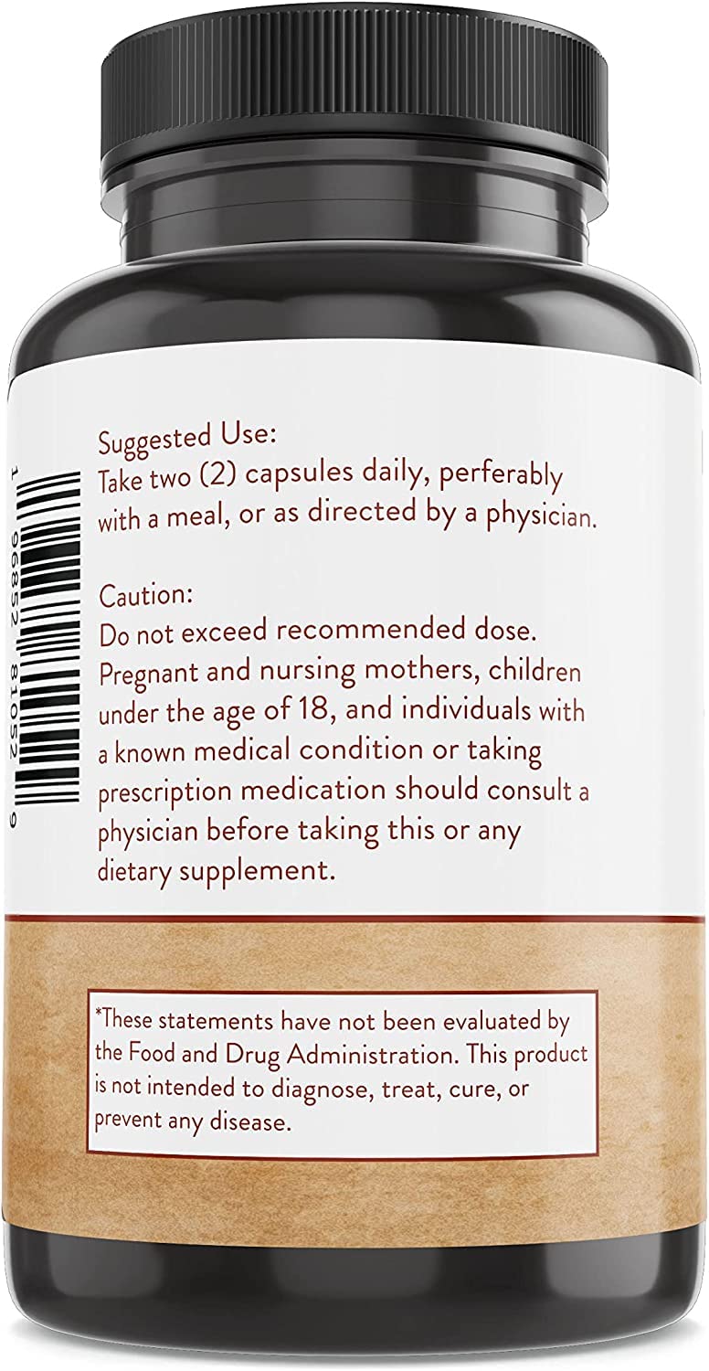 1300 MG ashwagandha for enhanced absorption