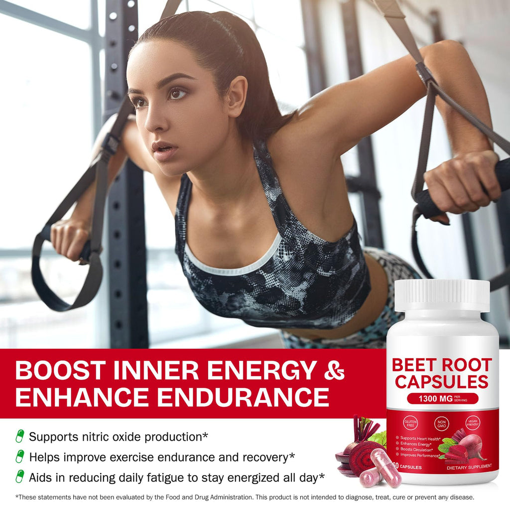 1300 mg beet root energy boost