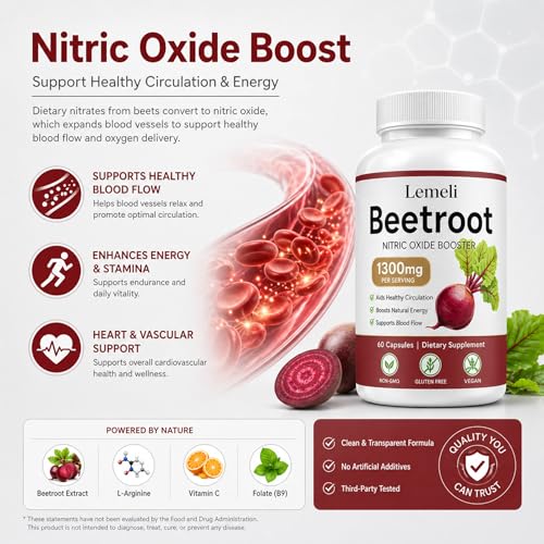 1300 mg beet root supplement benefits