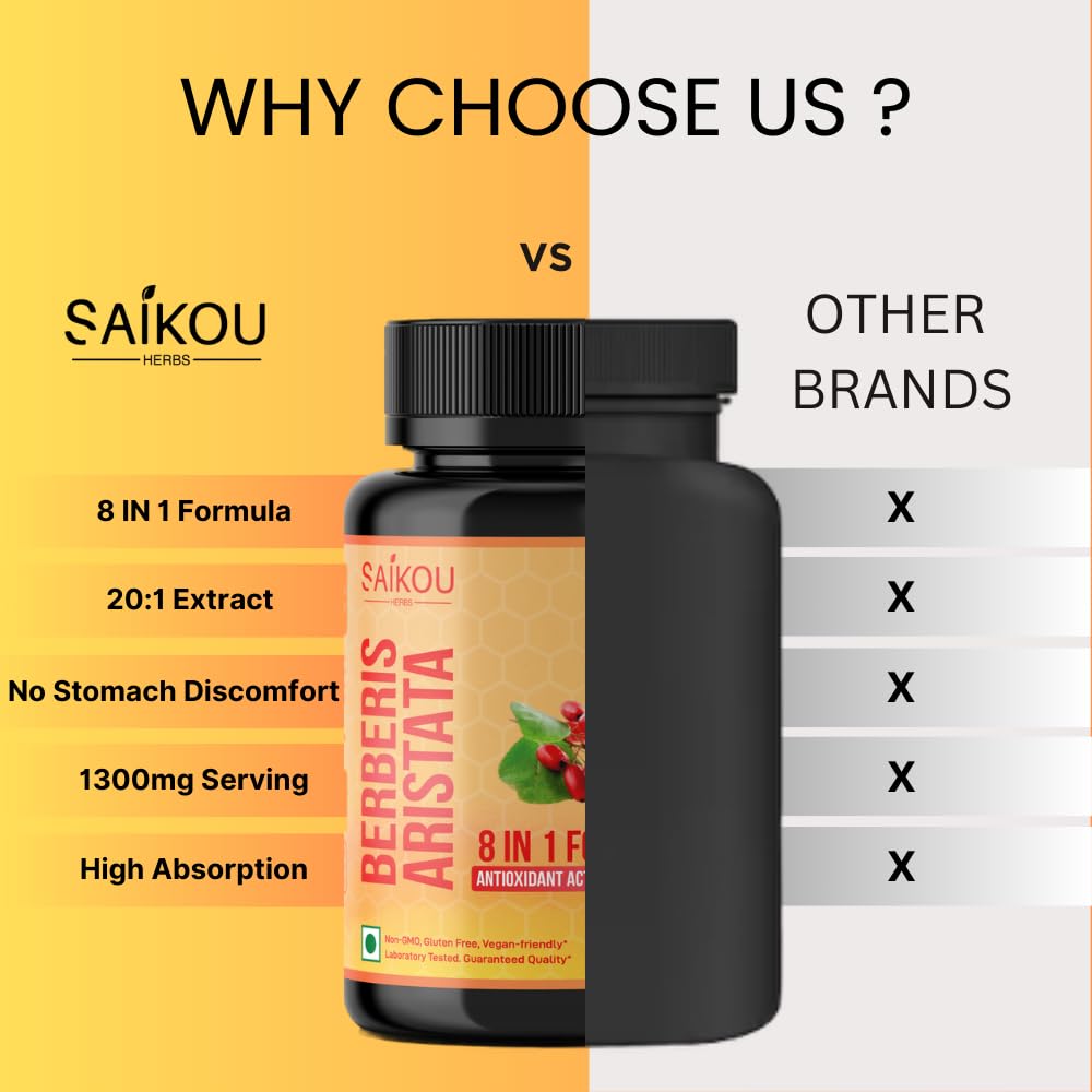 1300 mg berberine for wellness