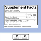1300 mg Black Cohosh supplement