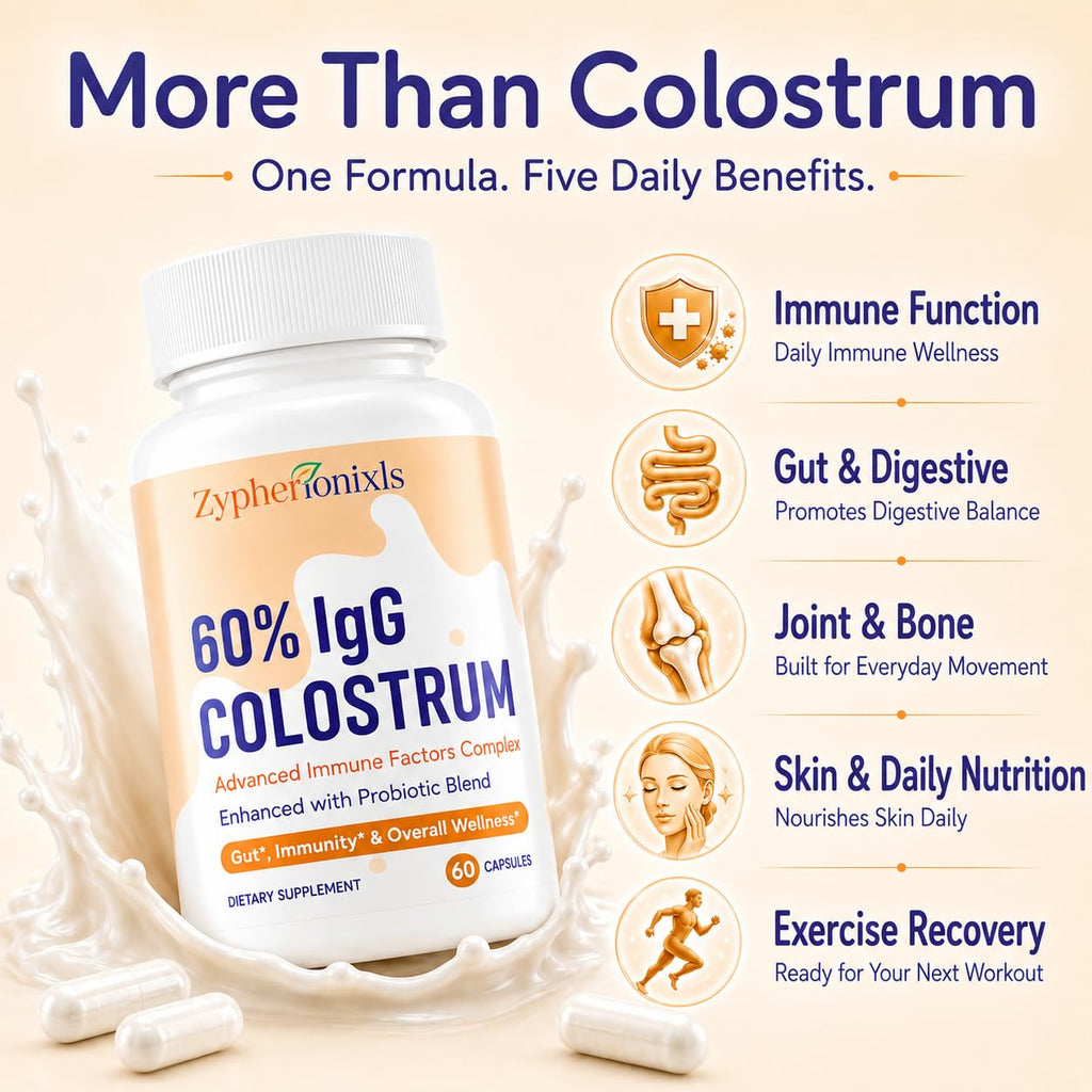 1300 mg bovine colostrum dietary supplement