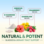 1300 mg D-Mannose dietary supplement