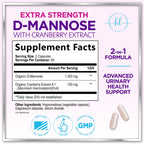 1300 mg D Mannose for natural support