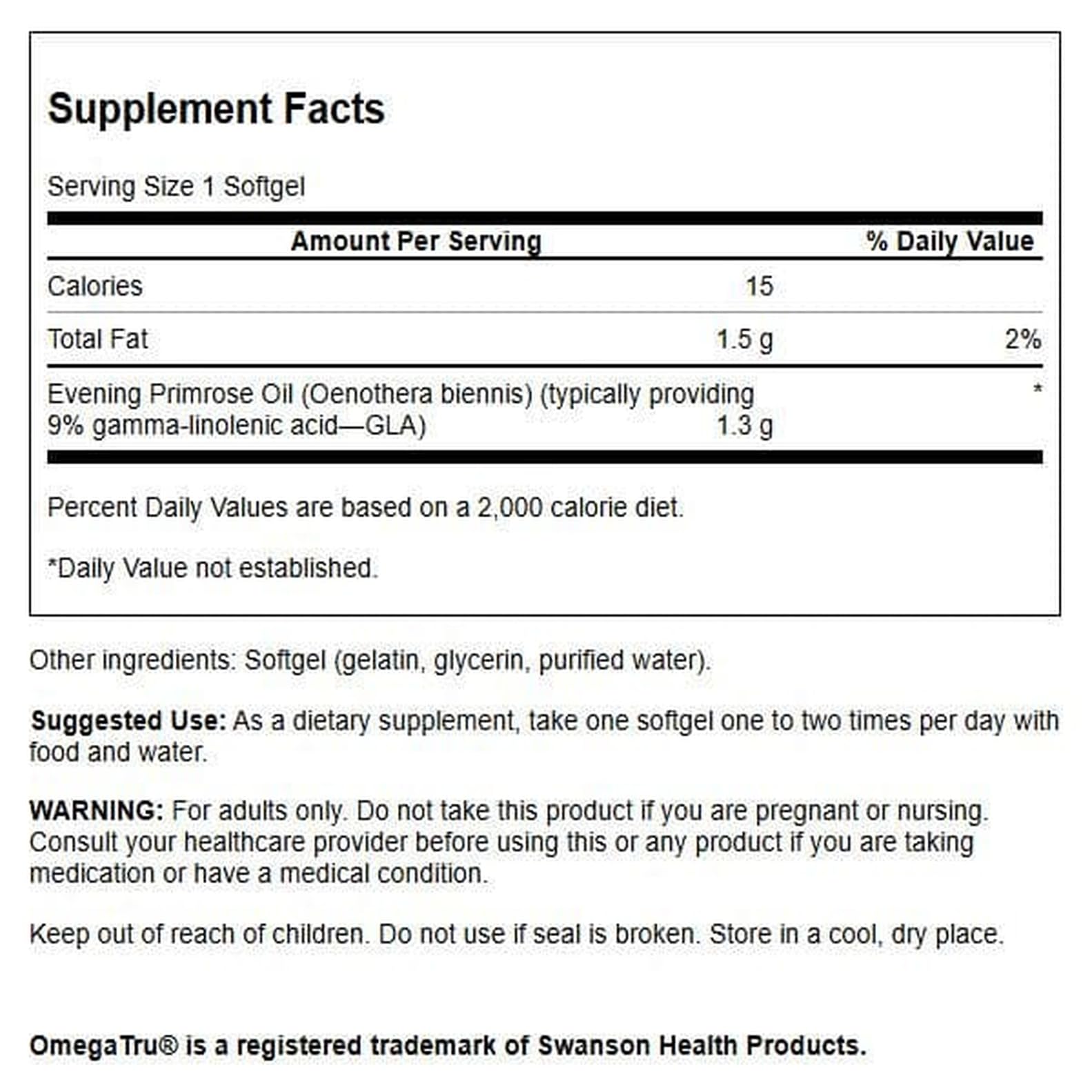 1300 mg evening primrose benefits