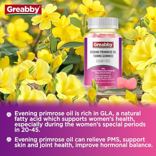1300 mg Evening Primrose Oil for women's wellness
