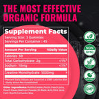 135 count creatine gummies for athletes