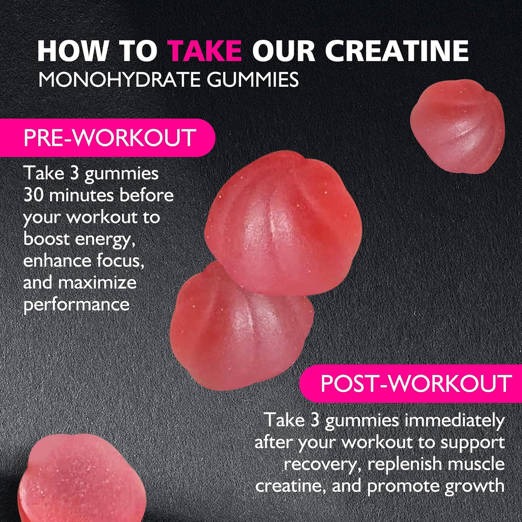 135 count creatine gummies pack