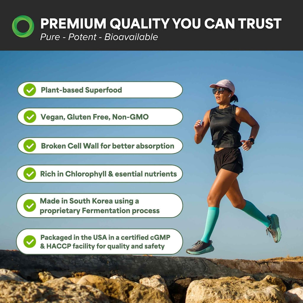 1350 mg chlorella for wellness
