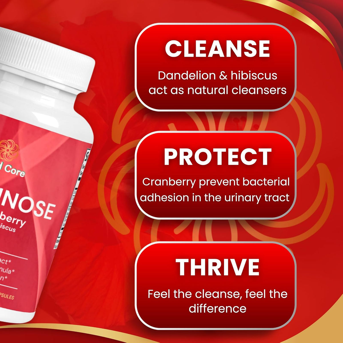 1350 mg D-Mannose for effective cleansing