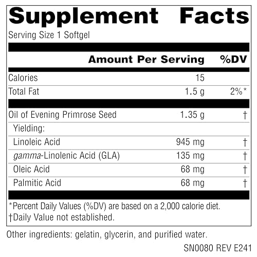 1350 mg evening primrose oil dosage