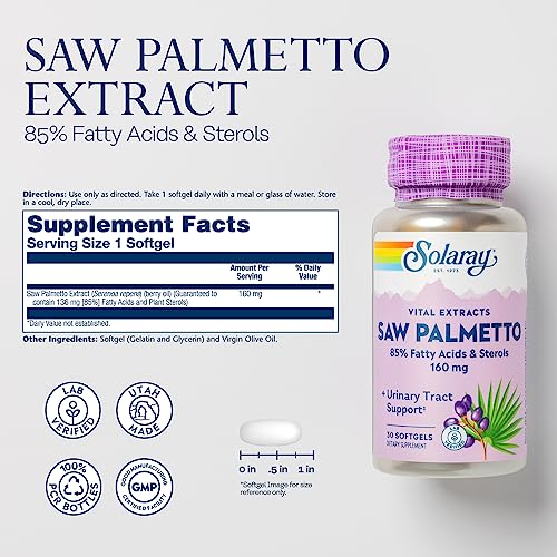 136 mg fatty acids in saw palmetto