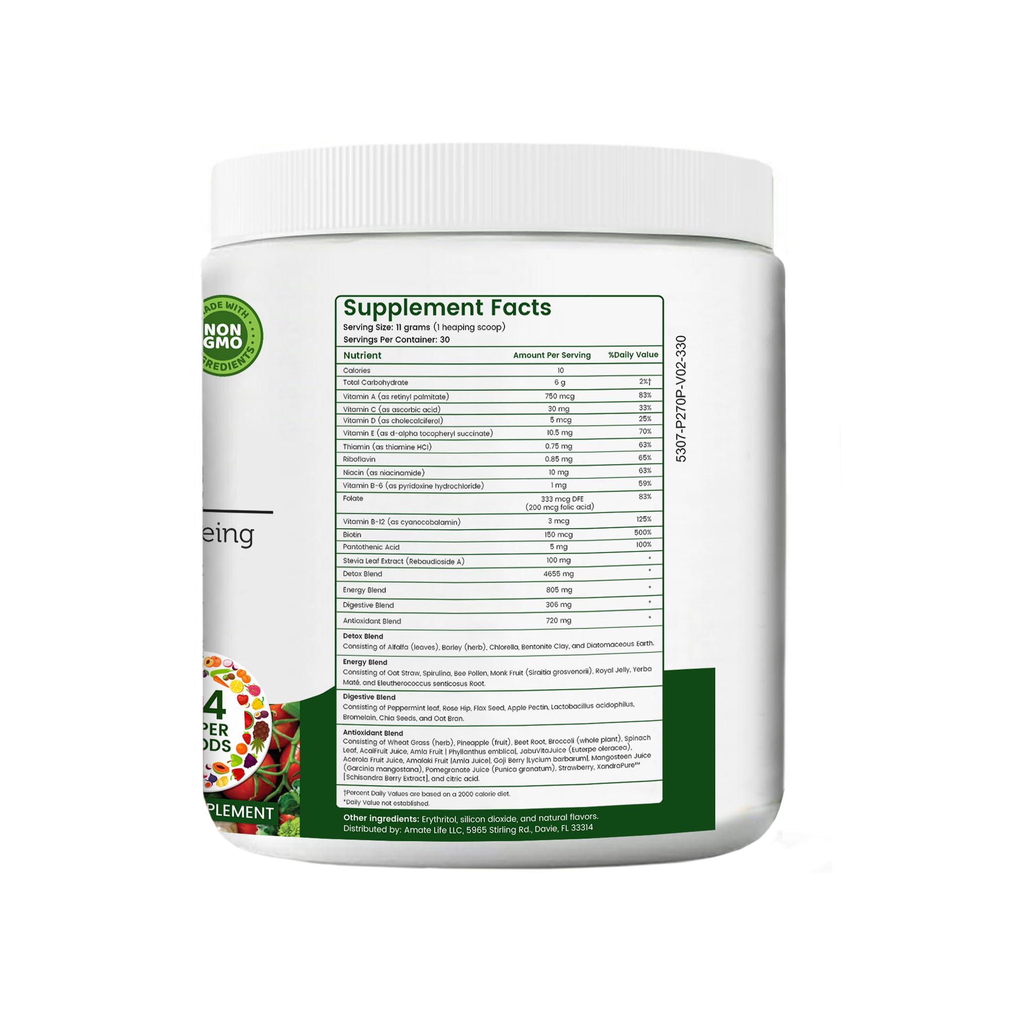 14 greens fruits and veggies powder