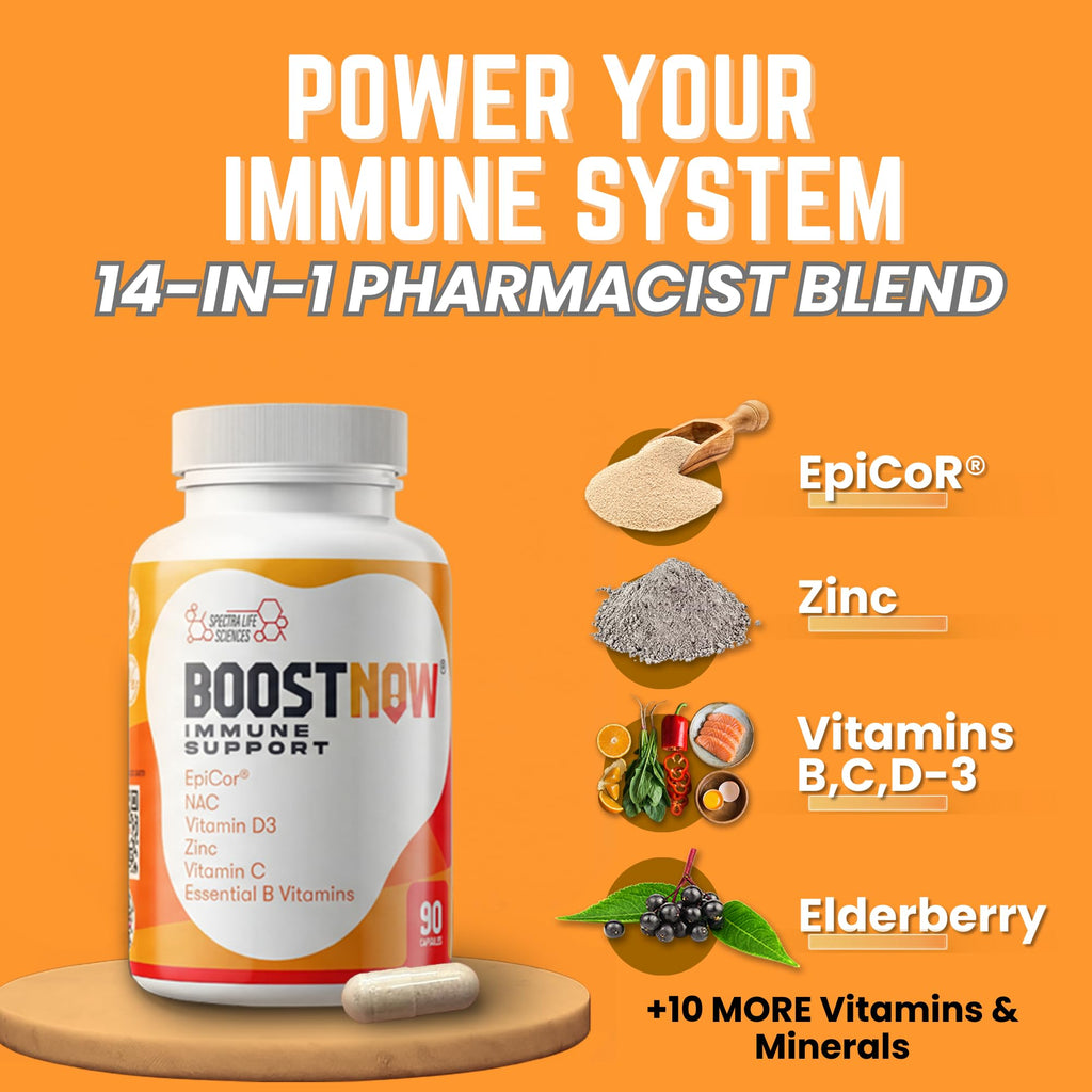 14-in-1 immune support formula capsules
