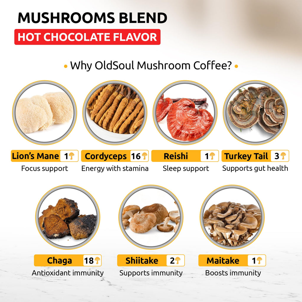 14 oz mushroom hot chocolate mix