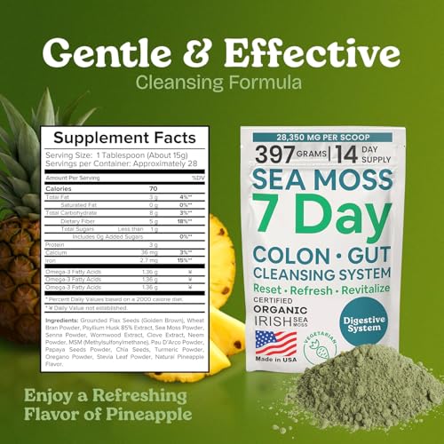 14 oz sea moss powder benefits