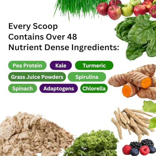 14 servings of greens and protein