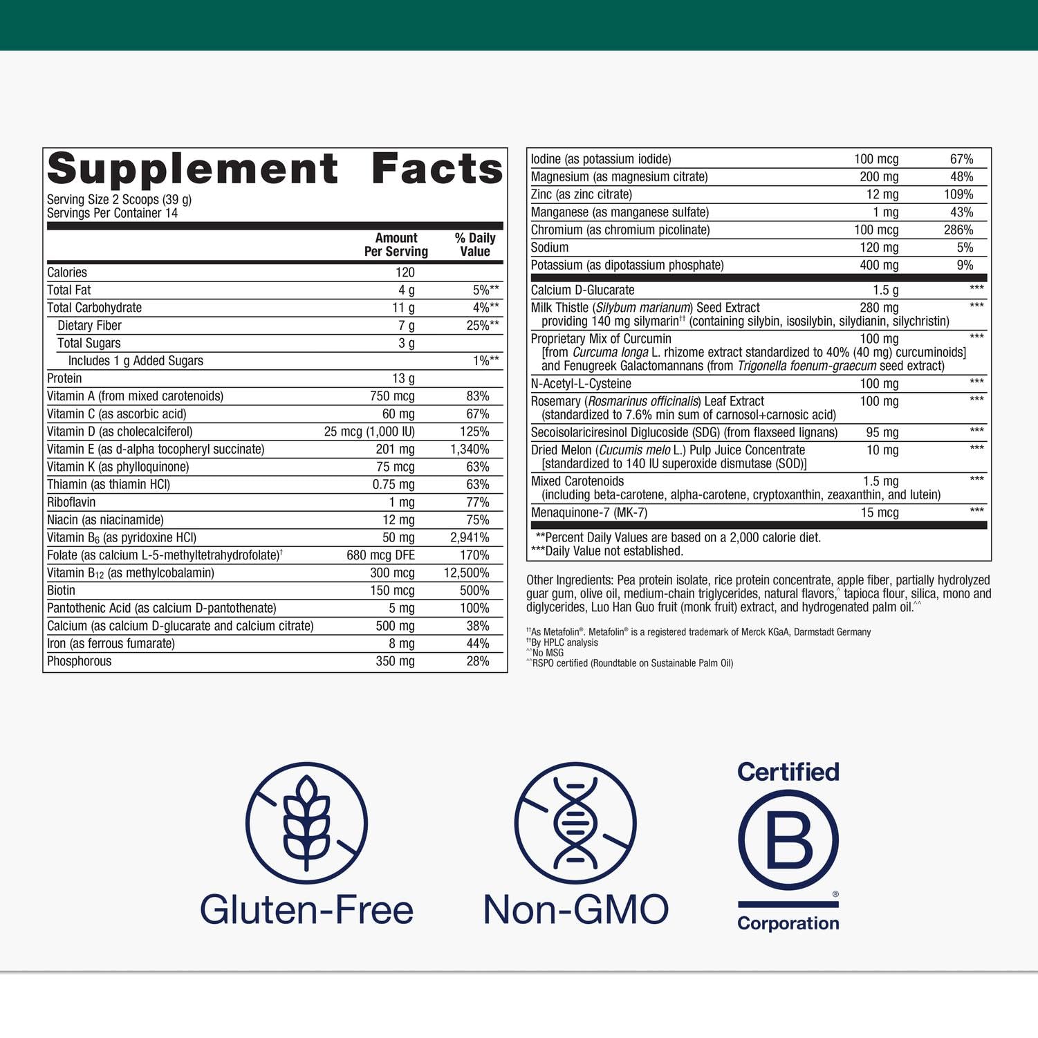 14 servings of hormone health