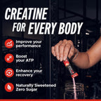 14 stick packs of creatine supplement