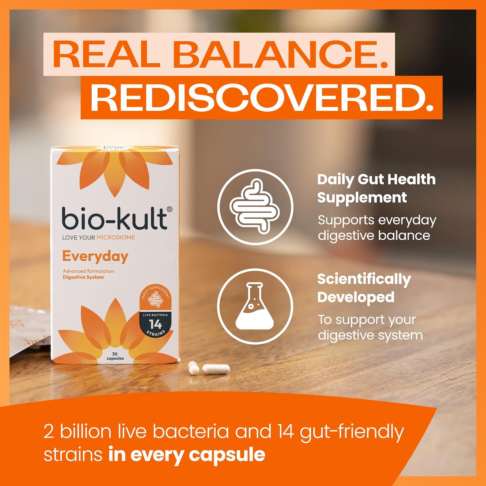 14 strains of beneficial probiotics