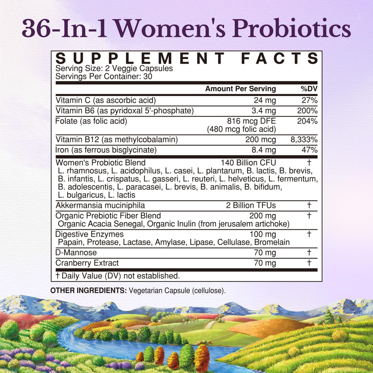 140 billion CFU probiotic capsules
