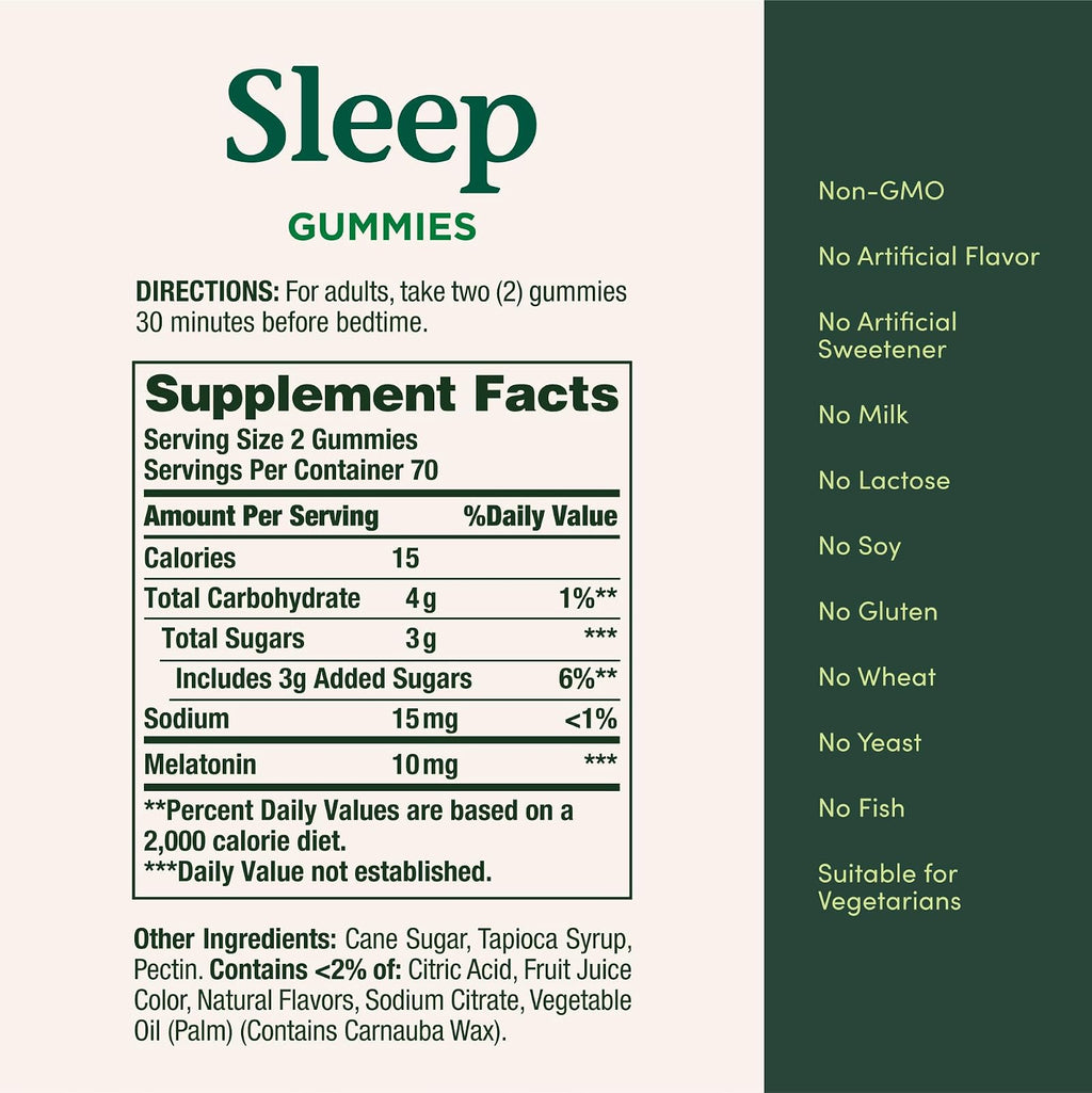 140 count melatonin for sleep aid
