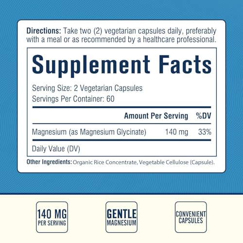 140 mg magnesium for stress relief